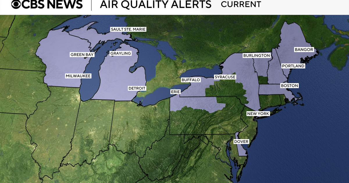 Air quality maps show how Canadian wildfire smoke is affecting Midwest ...